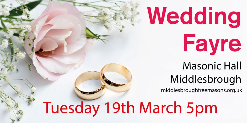 Wedding Fayre – Middlesbrough Masonic Hall